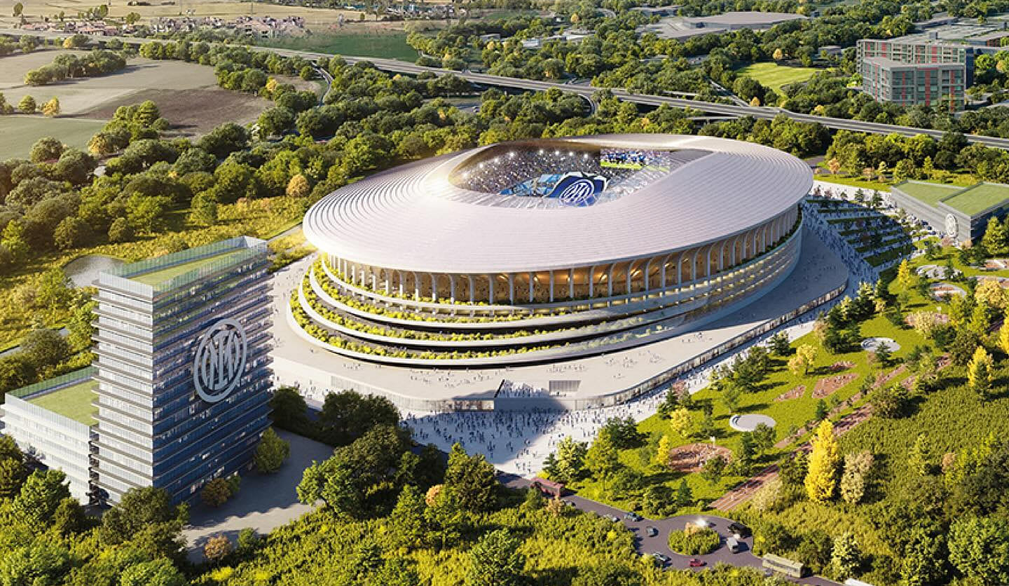 Inter Milan unveils San Siro stadium replacement proposal from Populous ...