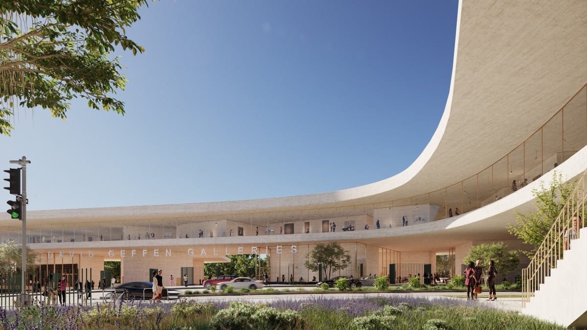 Cranes have risen at the site of LACMA's upcoming David Geffen ...