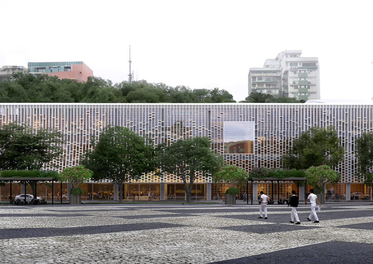 Macau Central Library | Mecanoo | Archinect