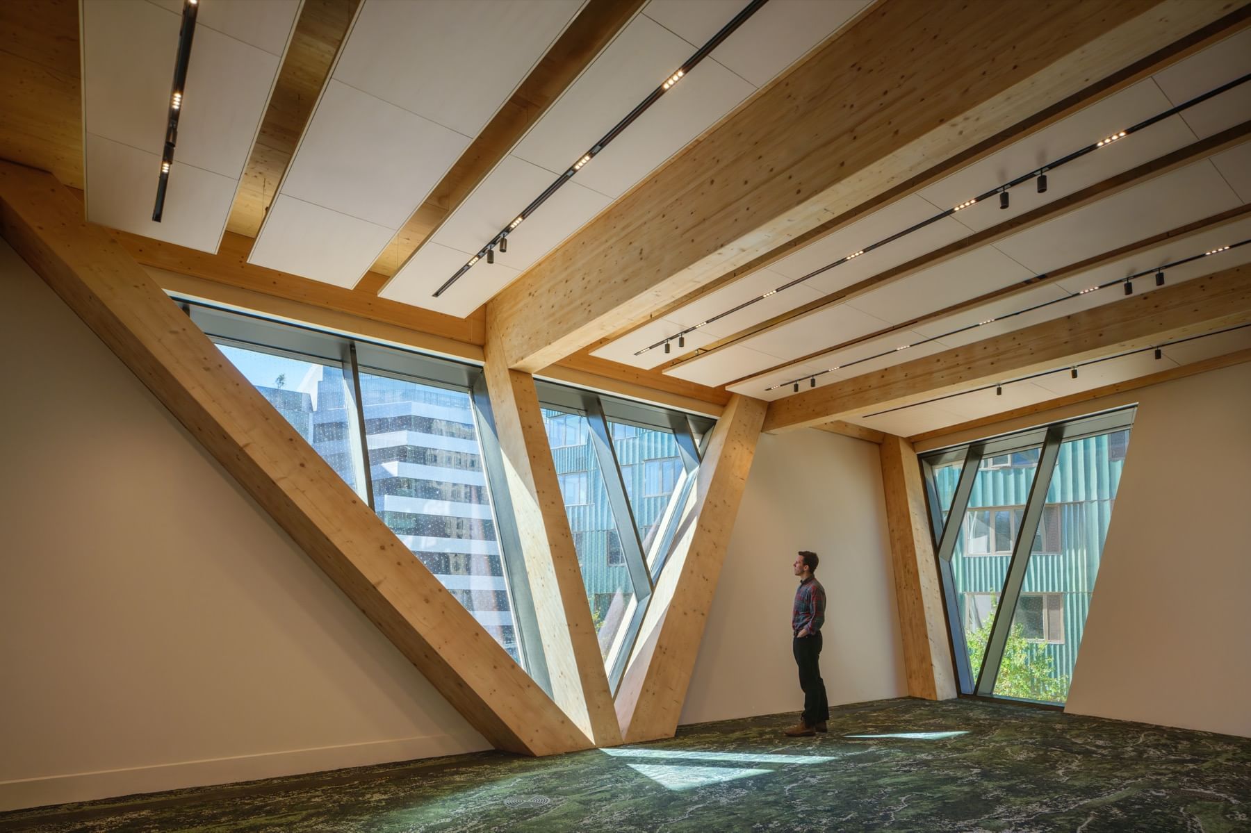 Studio Gang completes David Rubenstein Treehouse, Harvard’s first mass ...