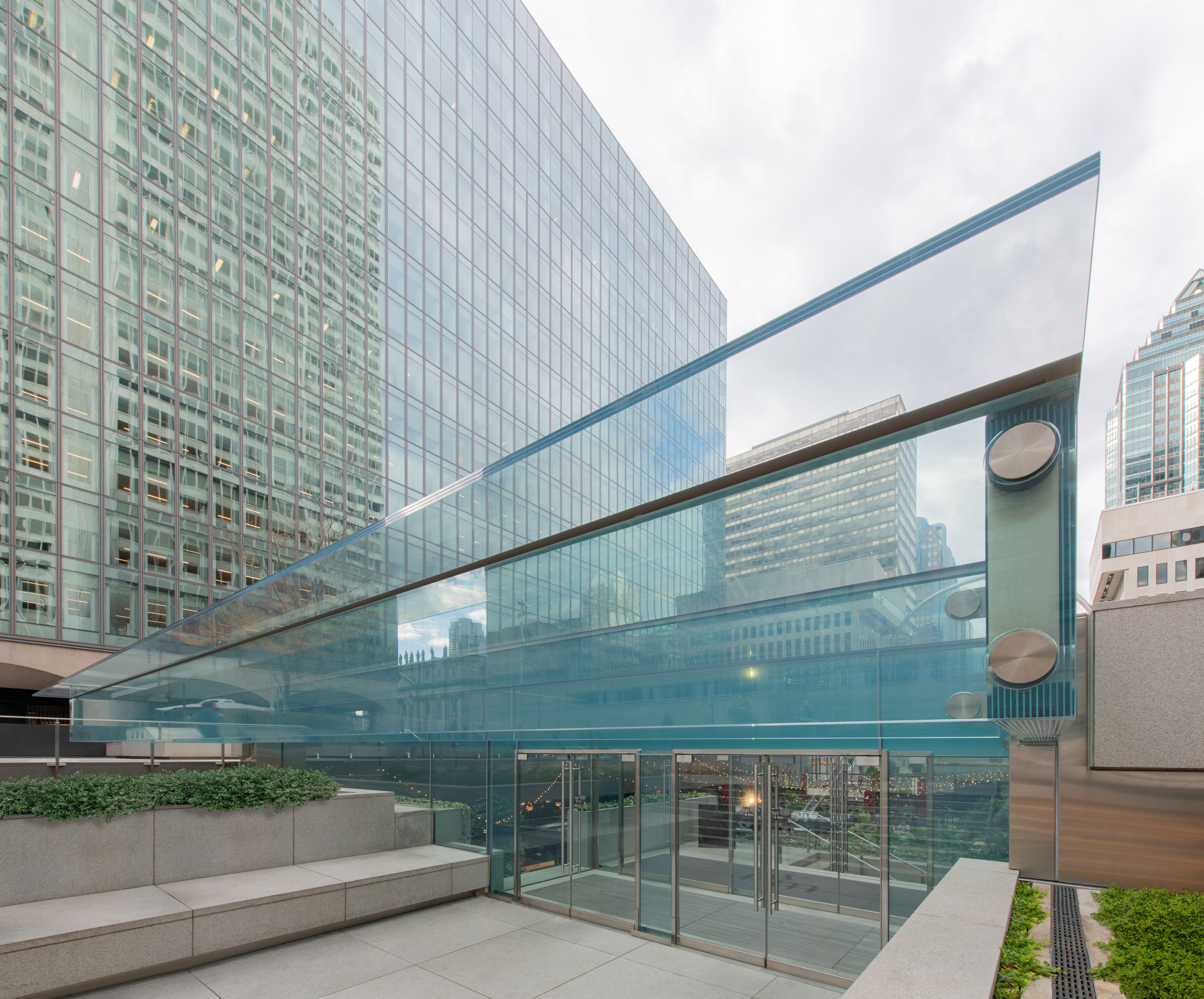 Renewed modernist Esplanade Place Ville Marie opens in Montreal ...