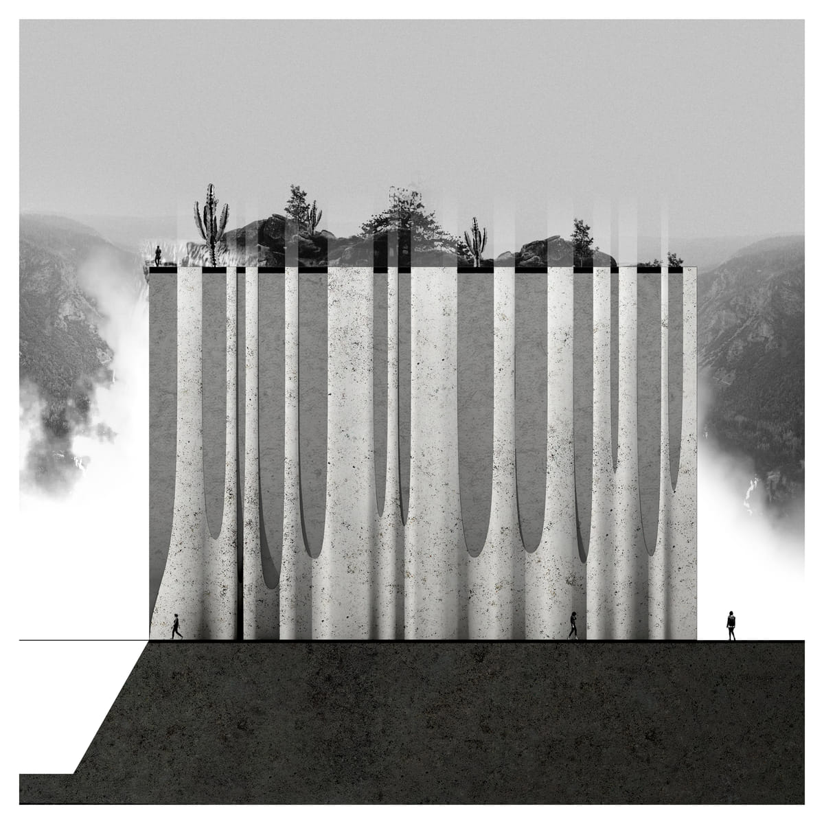 Waterfall Temple | Antireality | Archinect