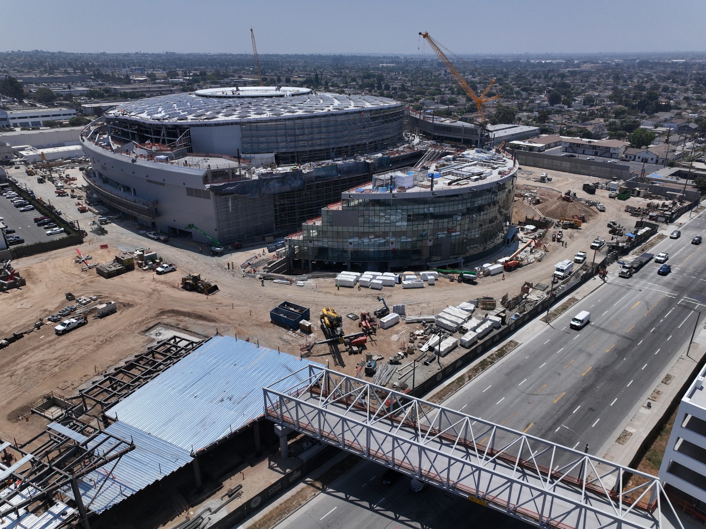 AECOM's $2 billion Intuit Dome opens in fast-changing Inglewood ...