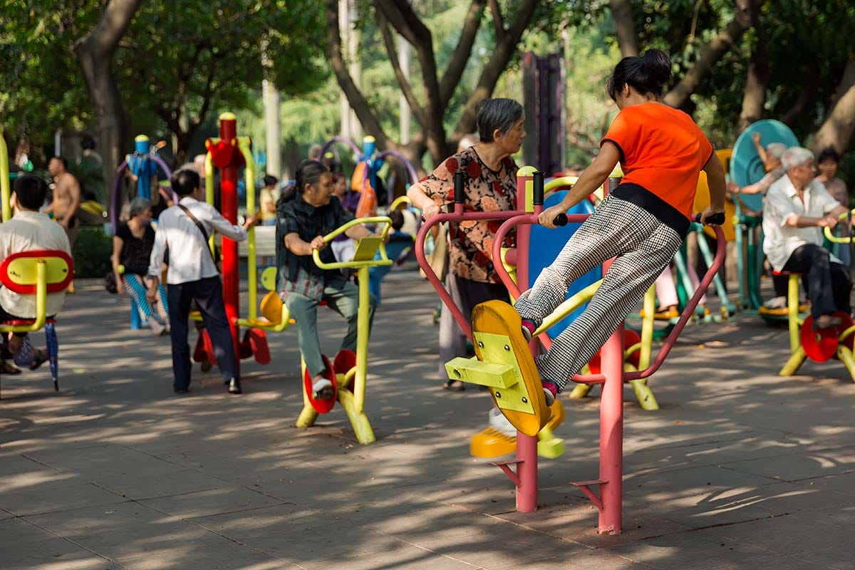 Exercise parks for senior citizens are popping up in cities worldwide ...