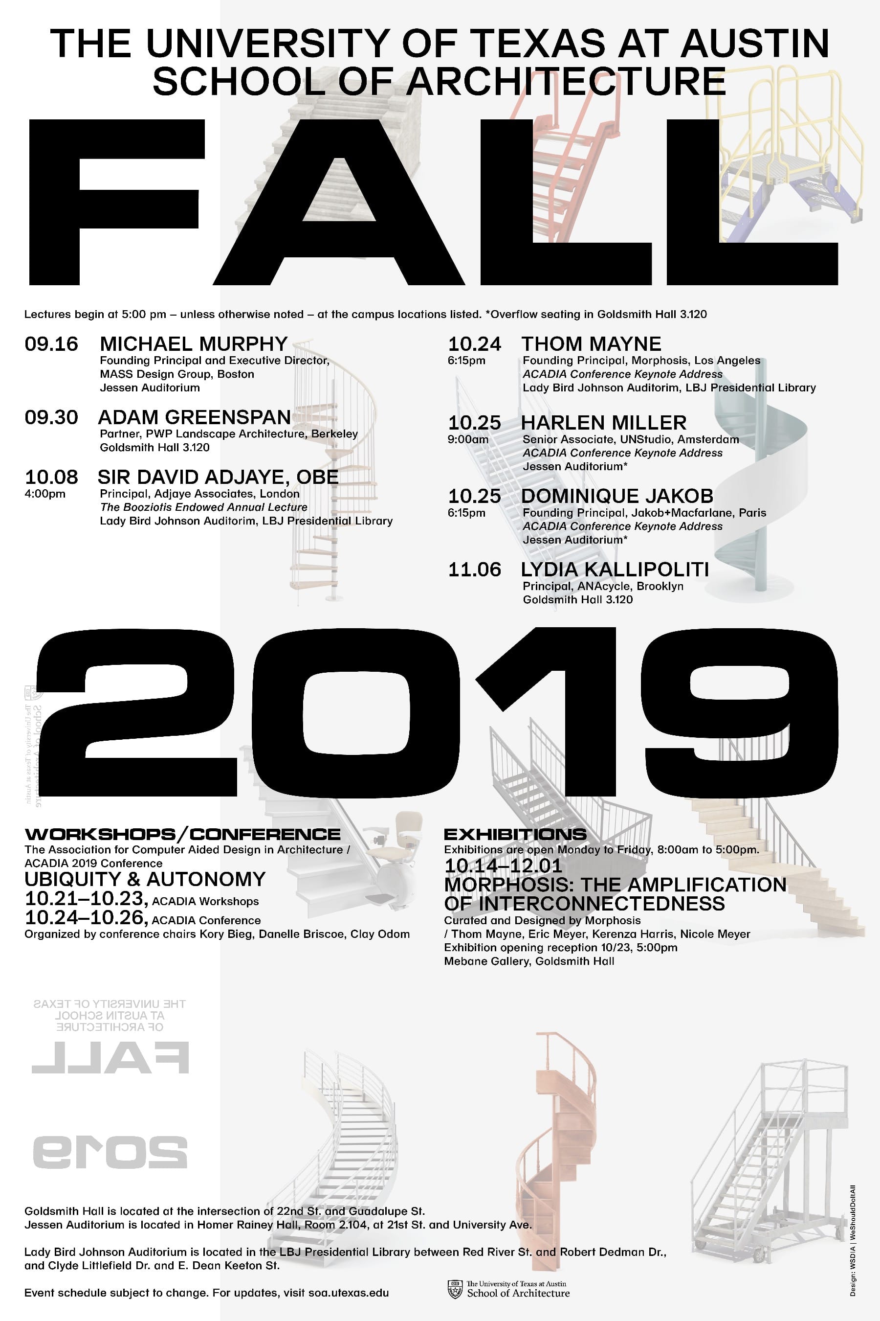 Get Lectured: University of Texas at Austin, Fall '19 | News | Archinect