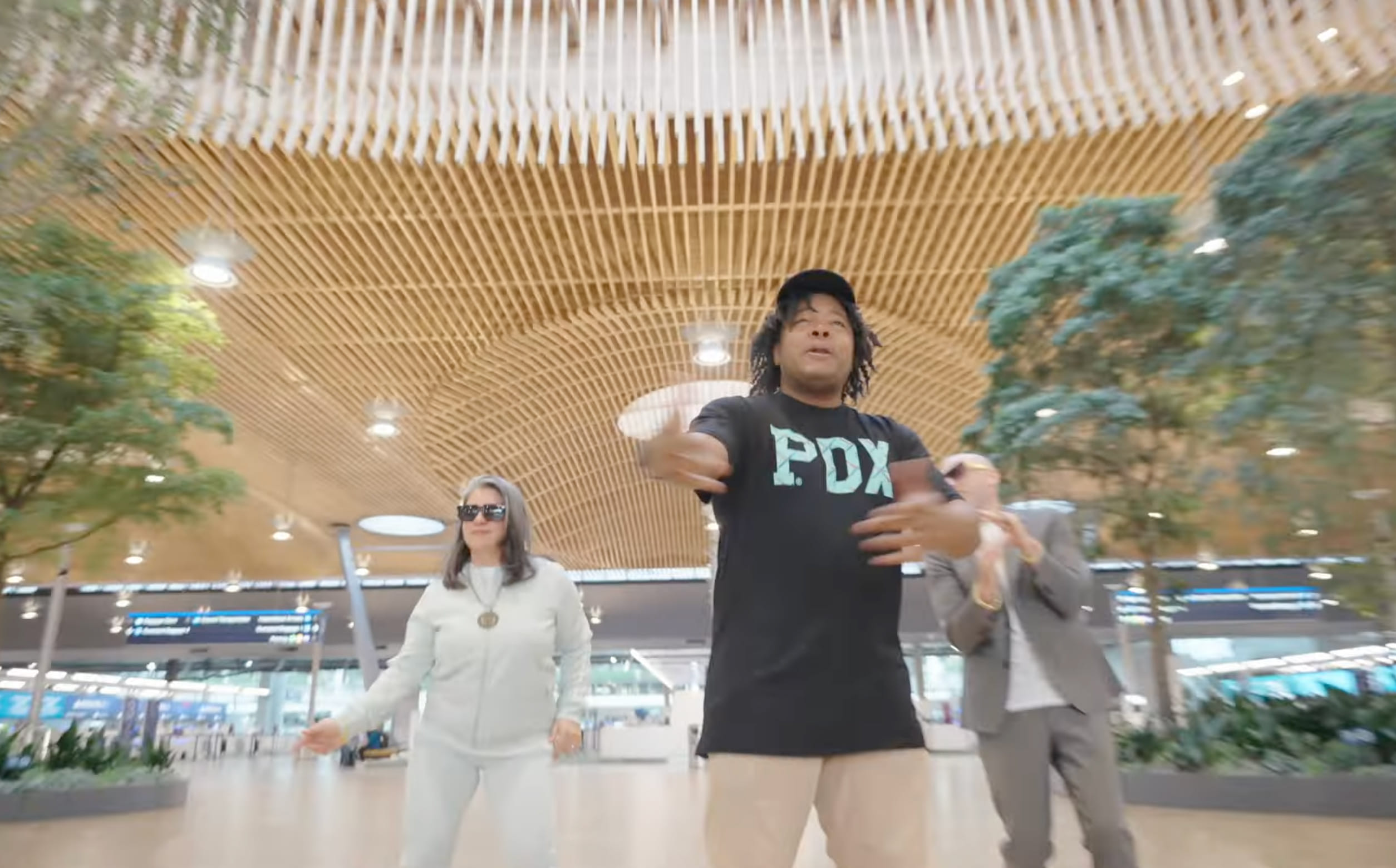 Watch Portland rappers present ode to ZGF's PDX airport mass timber ...