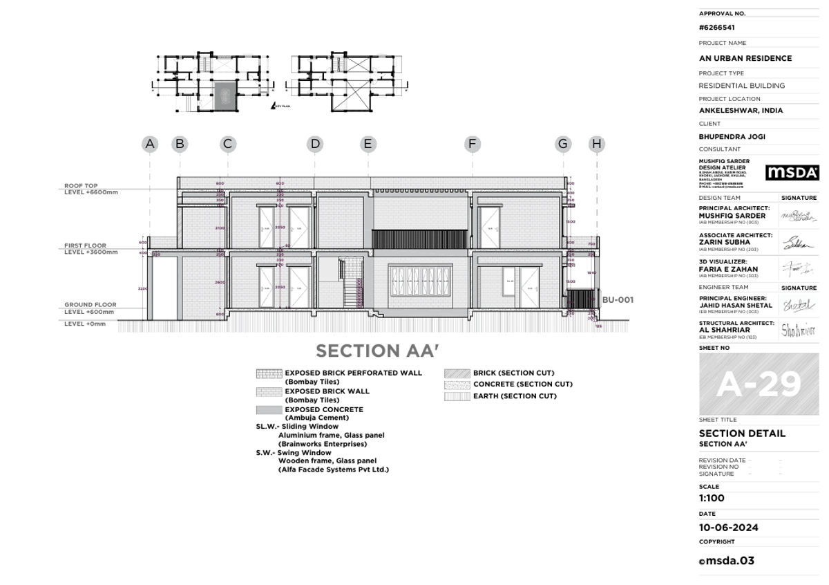 An Urban Residence (Working Drawing) | Mushfiq Sarder | Archinect