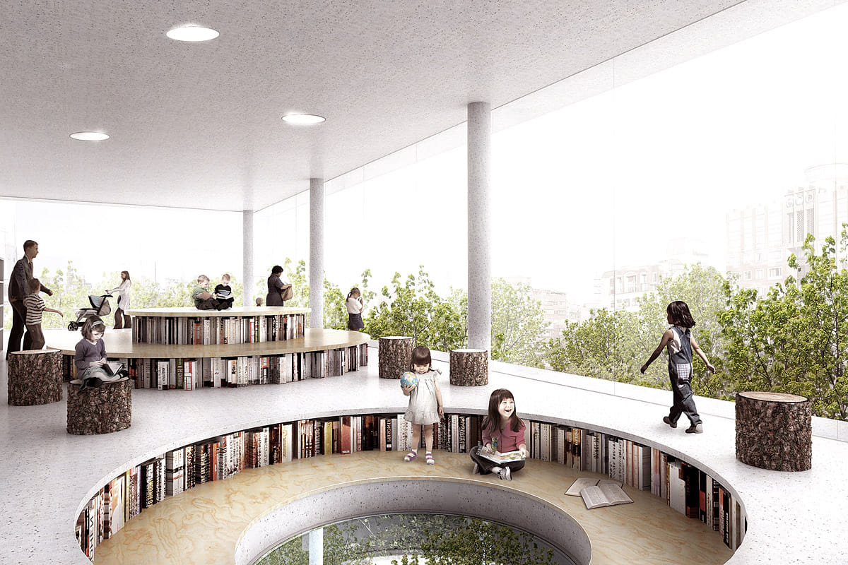 JAJA Architects Among Winners at Daegu Gosan Public Library Competition