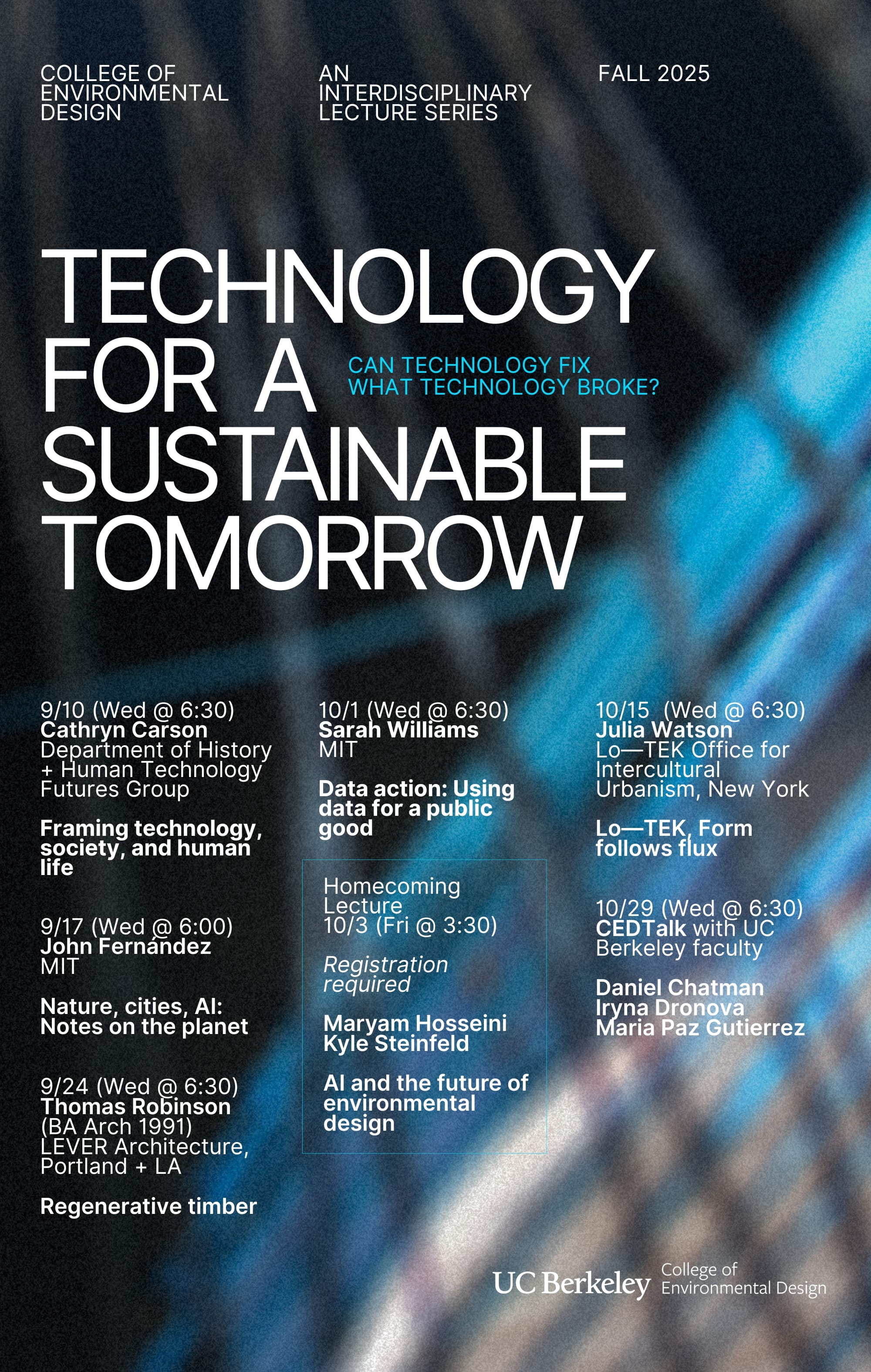 Get Lectured: University of California, Berkeley, Fall '25 | News ...