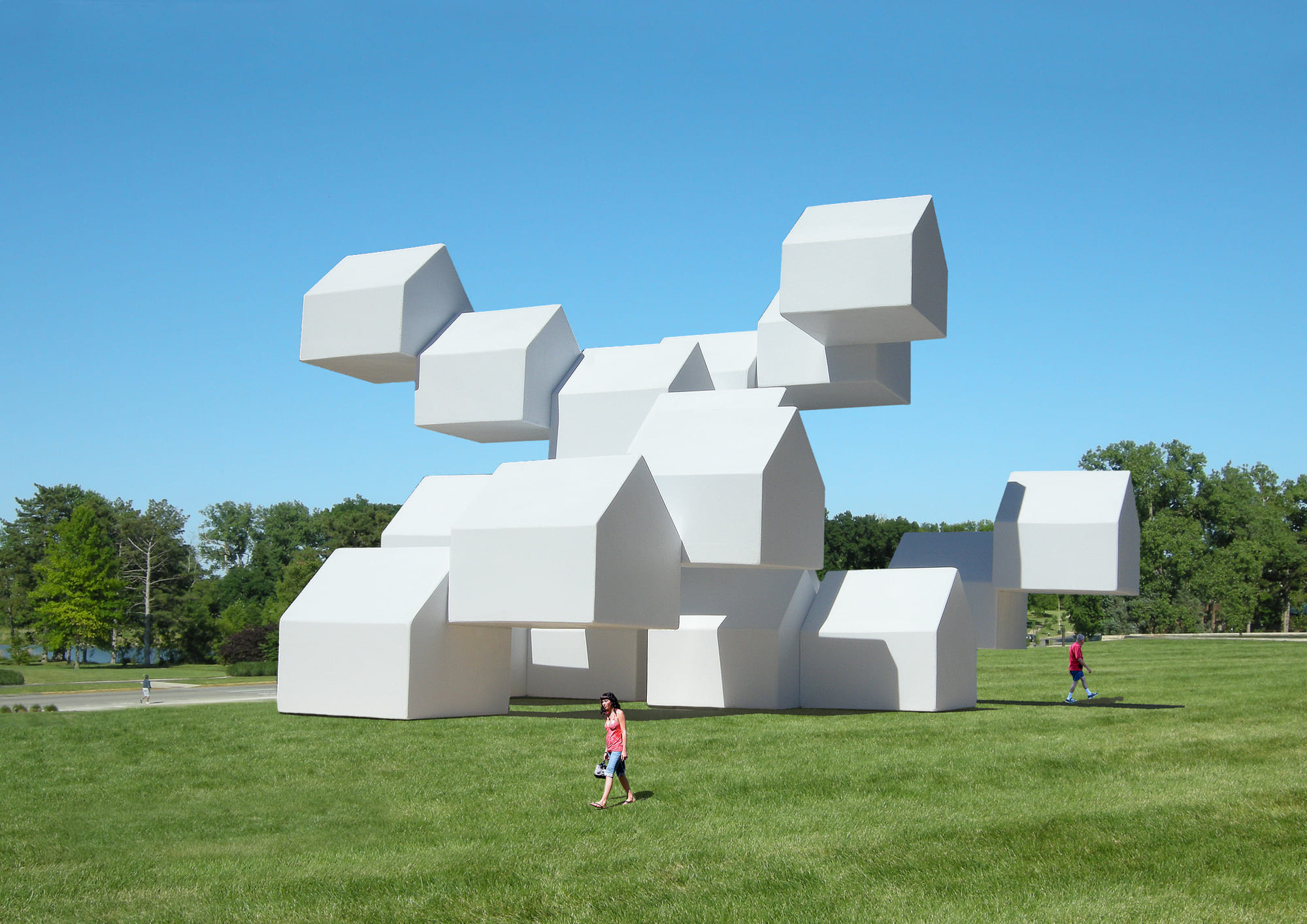 The Modular House Pavilion (A public art installation) | michael ...