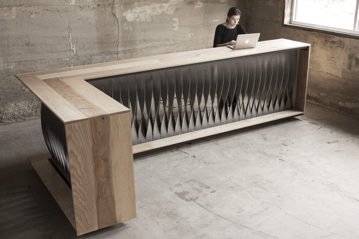 Felt Twist Counter | SYNECDOCHE | Archinect