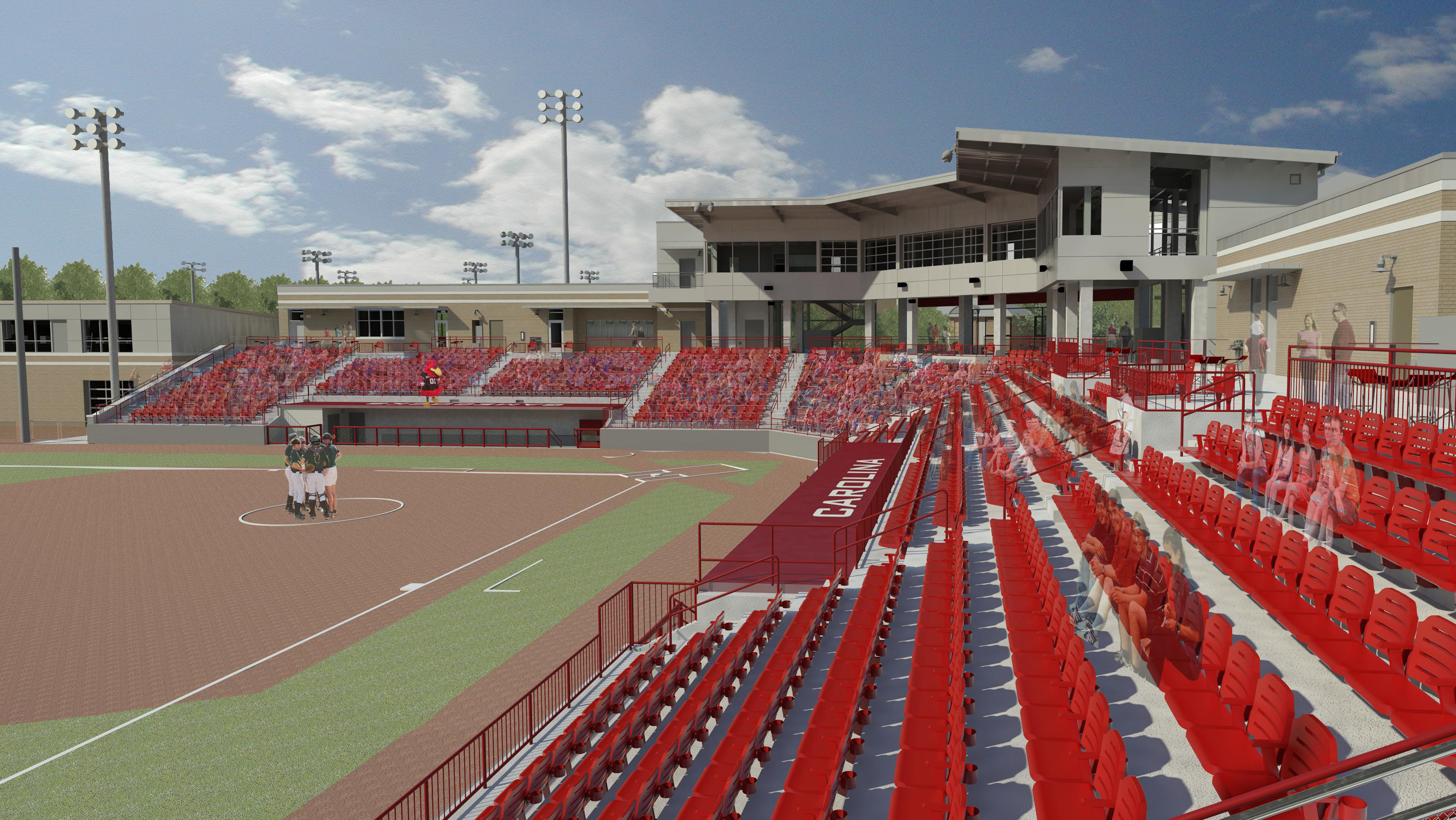 University of South Carolina Softball Stadium | Quackenbush Architects ...