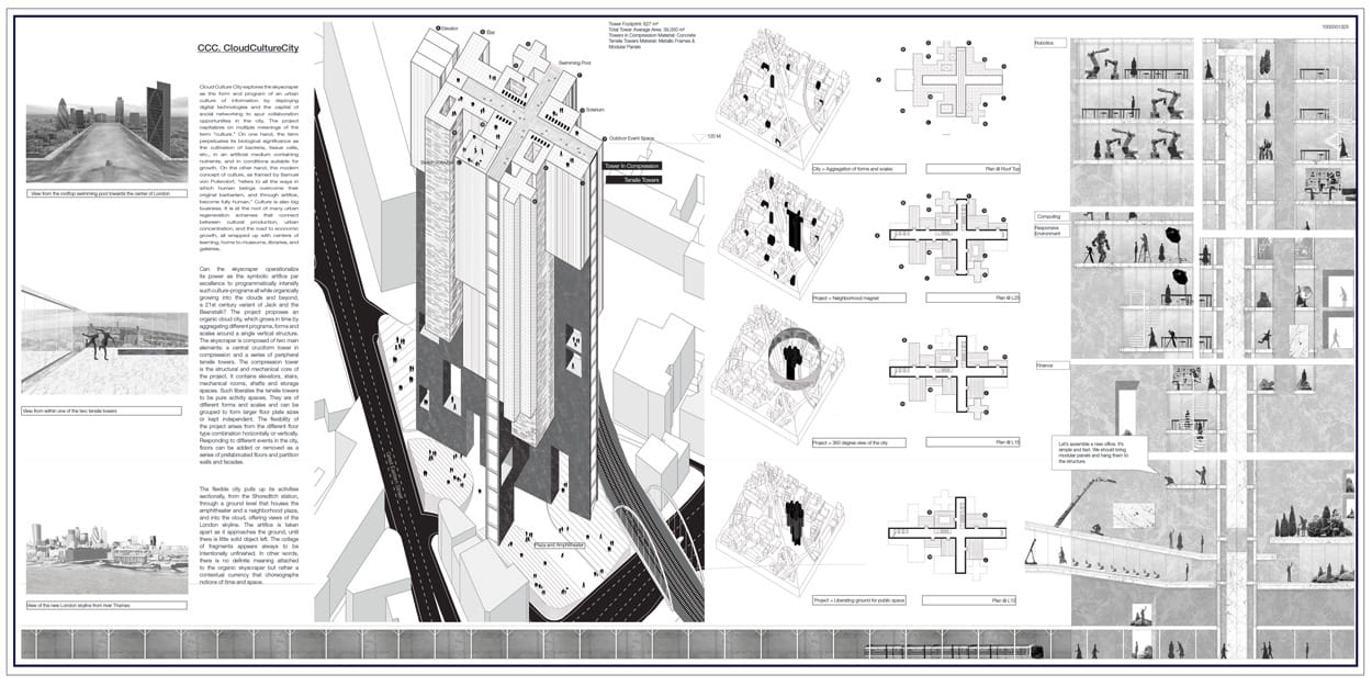 More winning projects of the London "Organic Skyscraper" competition