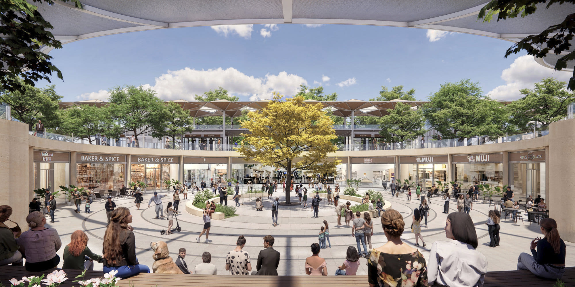 Foster + Partners designs new urban district around Shanghai temple and ...