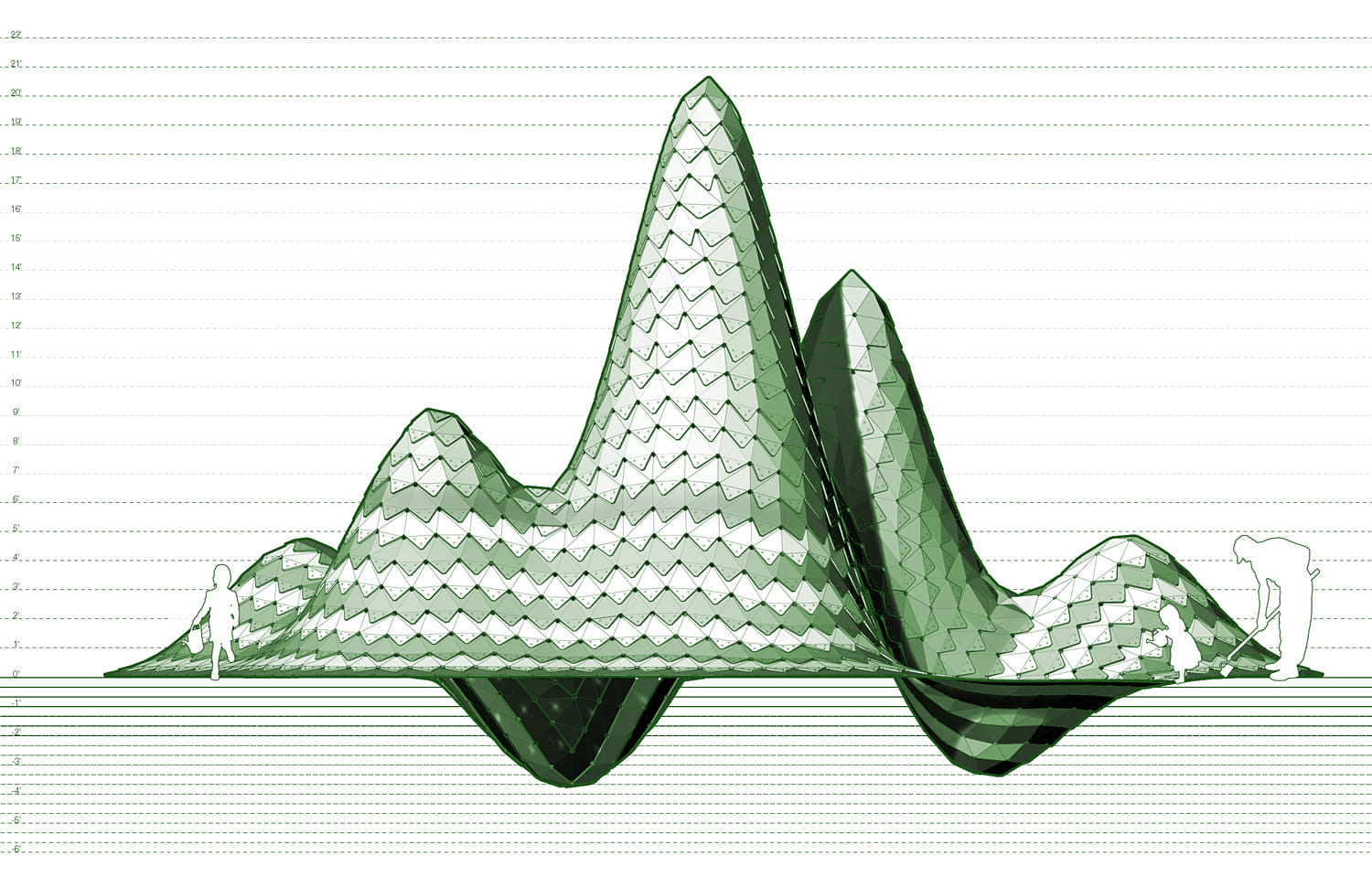 Field Constructs finalist "COMMPOST" is a digital mountain range that ...