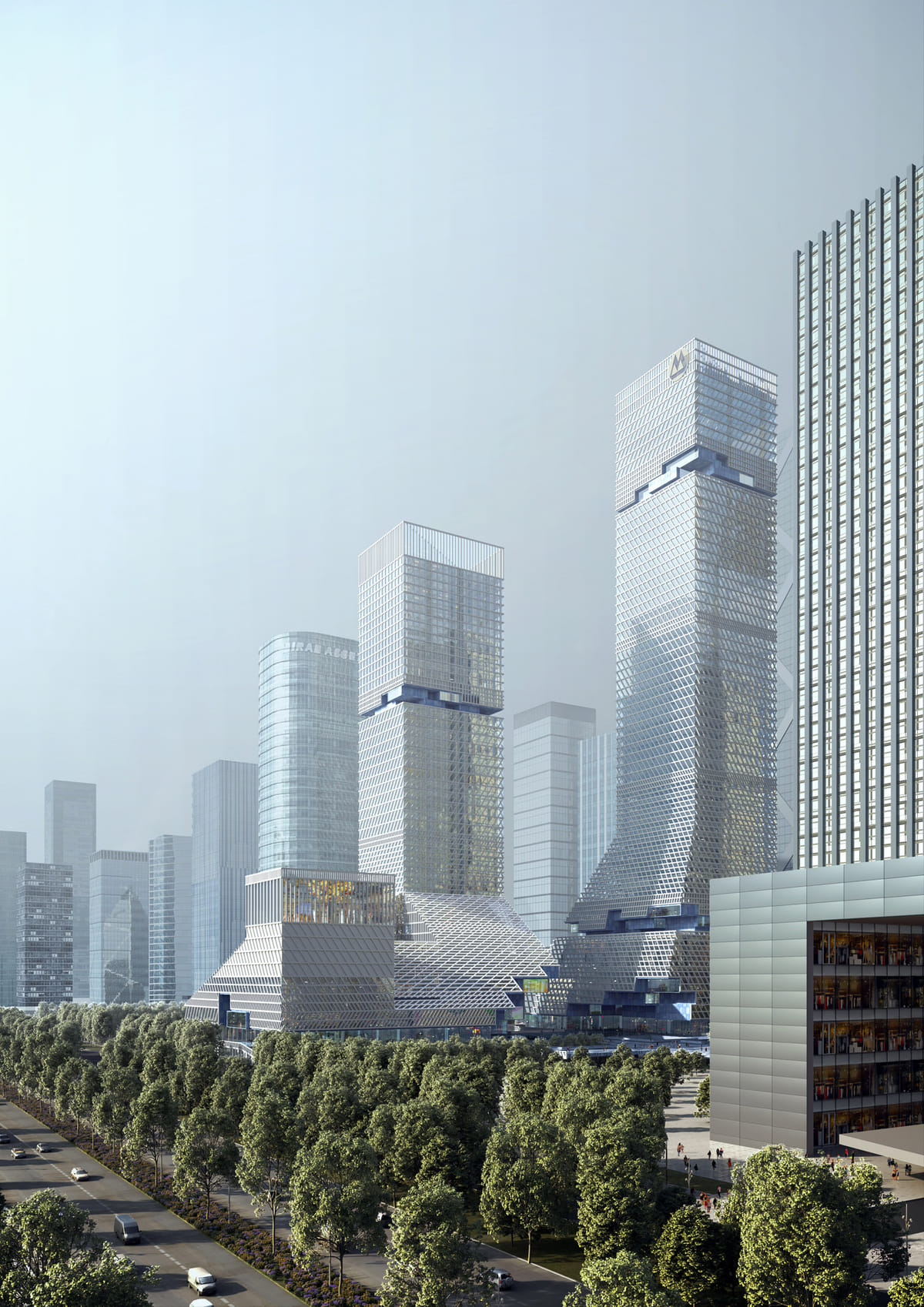 Global Headquarters of China Merchants Bank | Mecanoo | Archinect