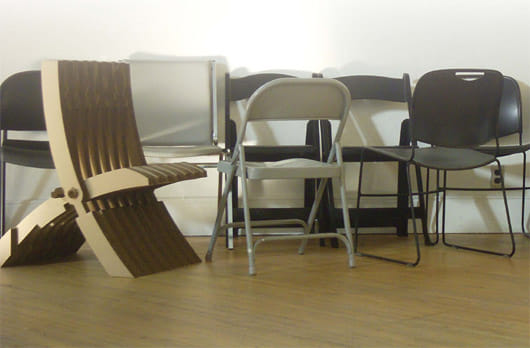 Finalists of Cardboard Chair Design Student Competition Unveiled