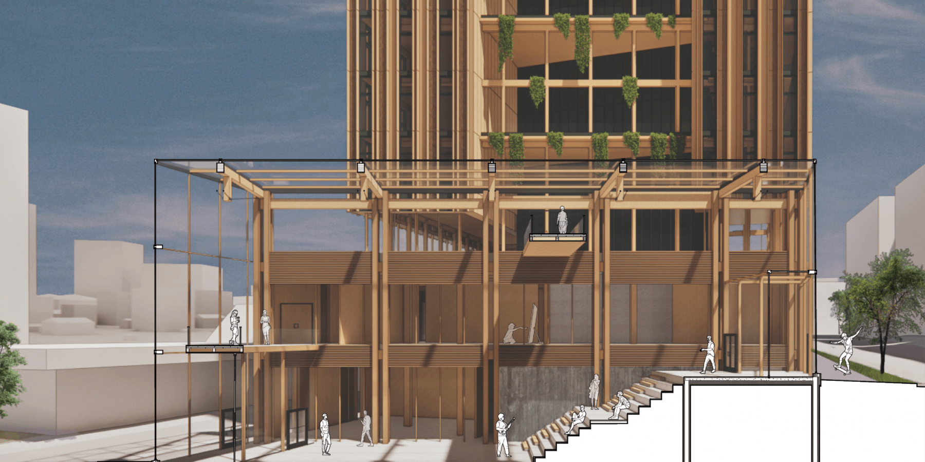 Winners of the 2022 Timber in the City competition showcase wood design ...