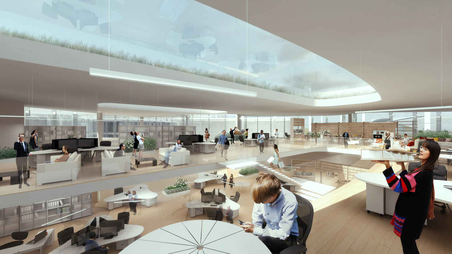 MAD designs a futuristic new campus for Faraday Future | News | Archinect