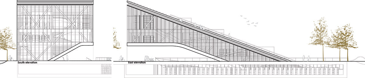 Daegu Gosan Public Library Entry by Sunggi Park | Gallery | Archinect