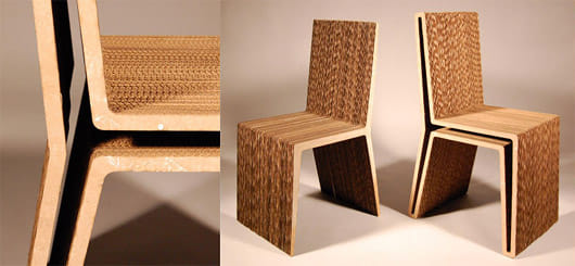 Finalists of Cardboard Chair Design Student Competition Unveiled