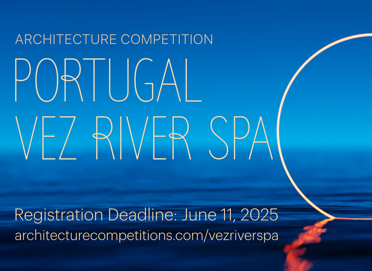 Design a SPA in Portugal: Portugal Vez River SPA competition is launched!