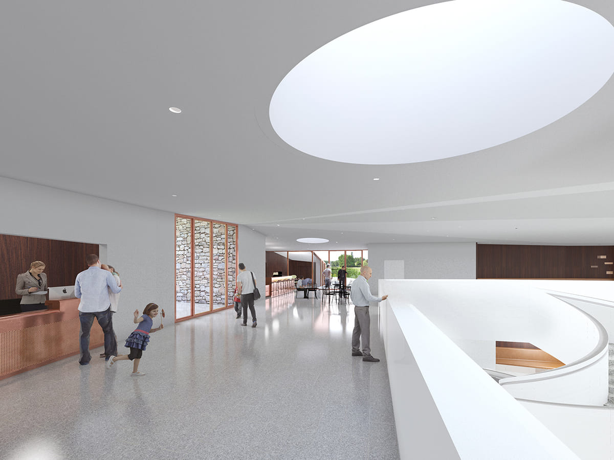 Garden of the 21st Century with Underground Exhibition Pavilion ...