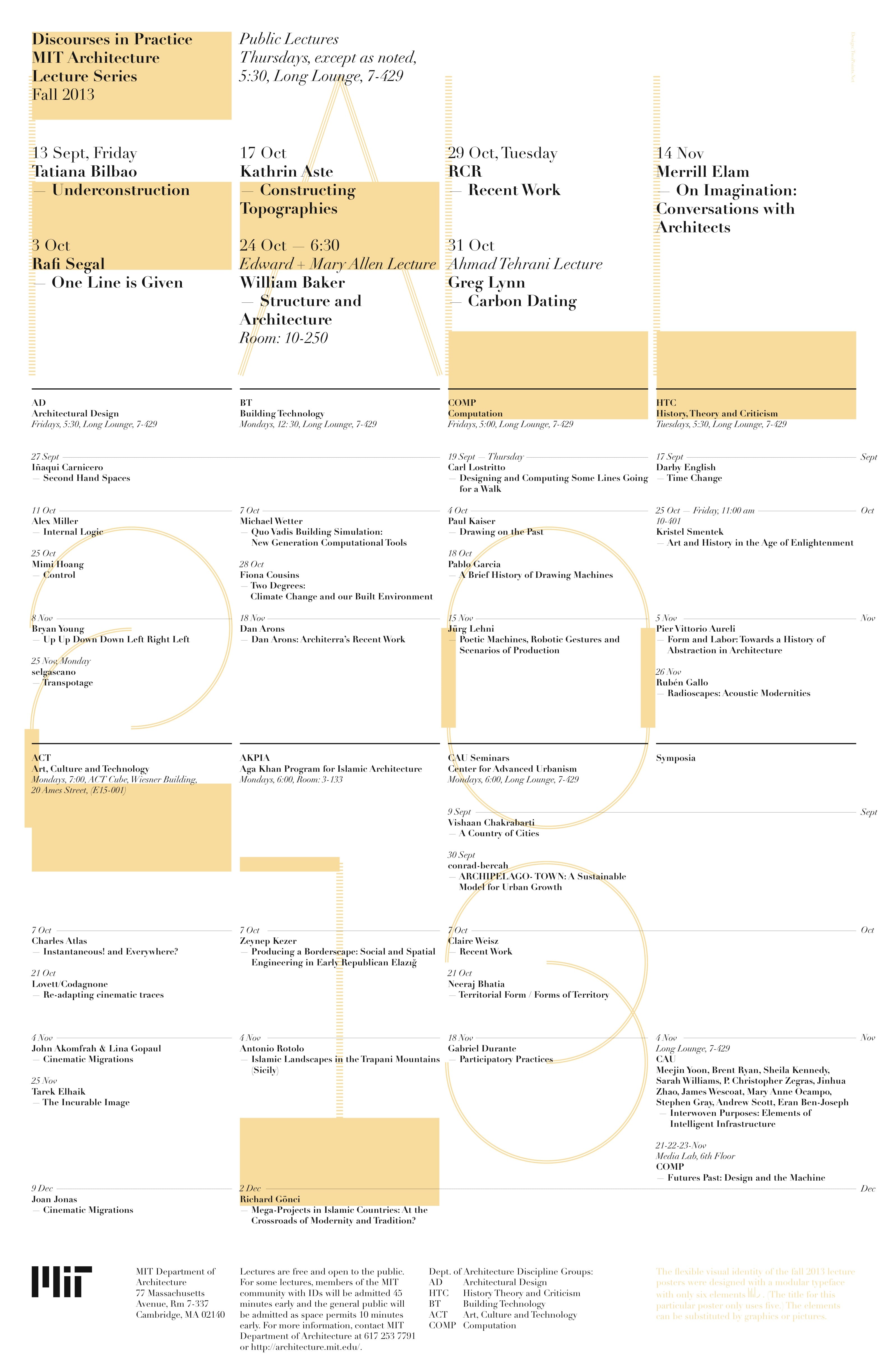 Get Lectured: MIT Fall '13 | News | Archinect