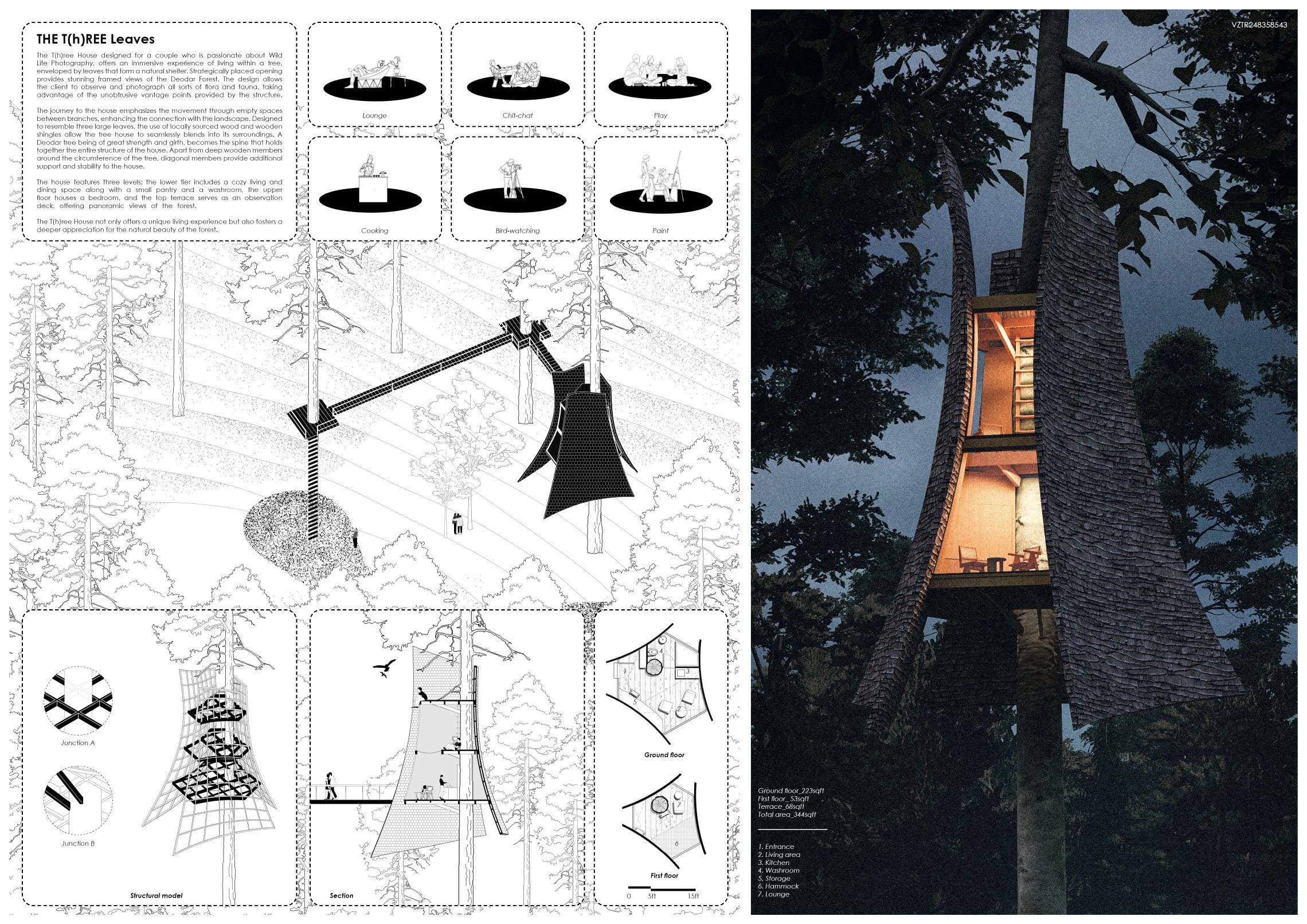 A creative trio of treehouse designs emerge as winners of the Tree ...