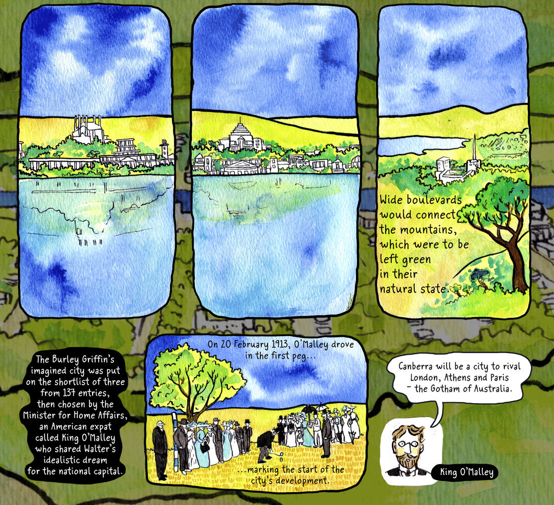 An illustrated history of Canberra, the Australian capital designed by ...