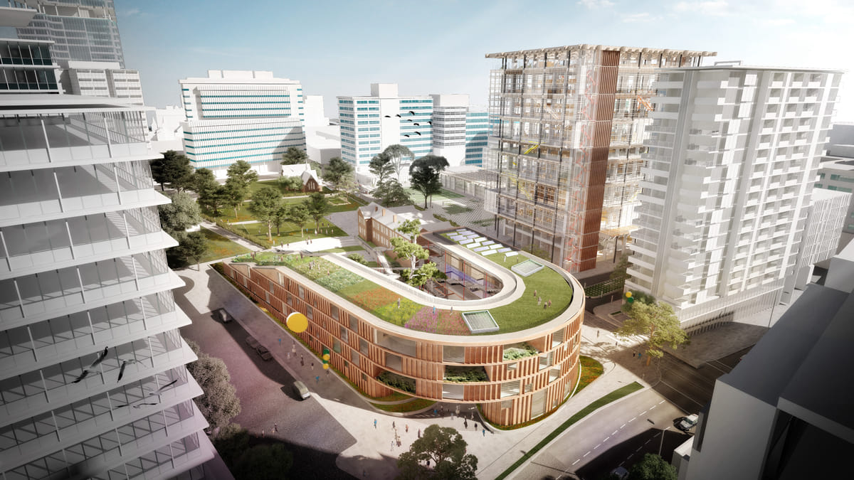 Mindscraper: high-rise educational facility renderings in Sydney ...