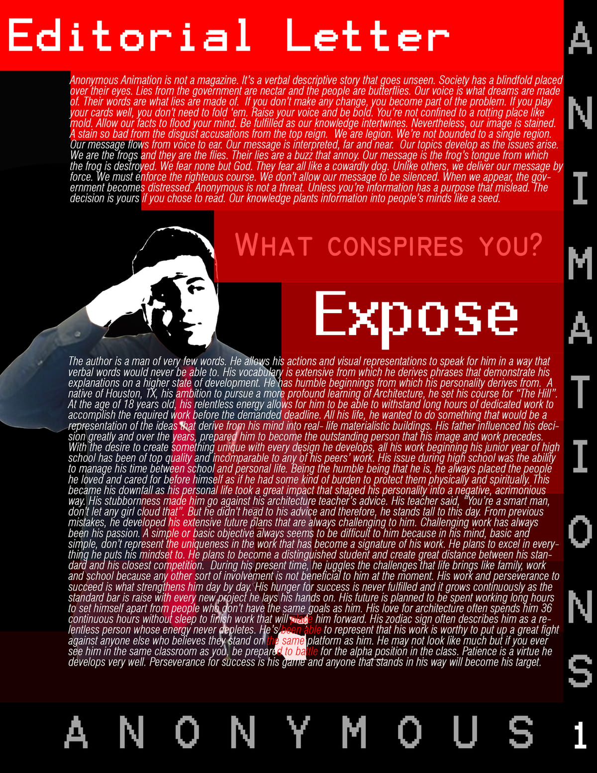 Anonymous Animation/ Multimedia Design | Eric Mata | Archinect