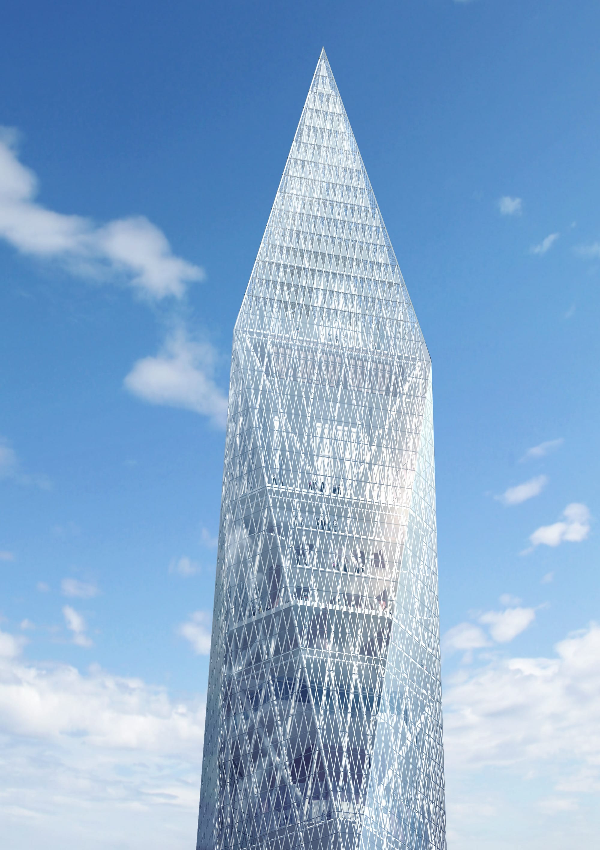 World's First Invisible Highrise - The 450m Tall Infinity Tower ...