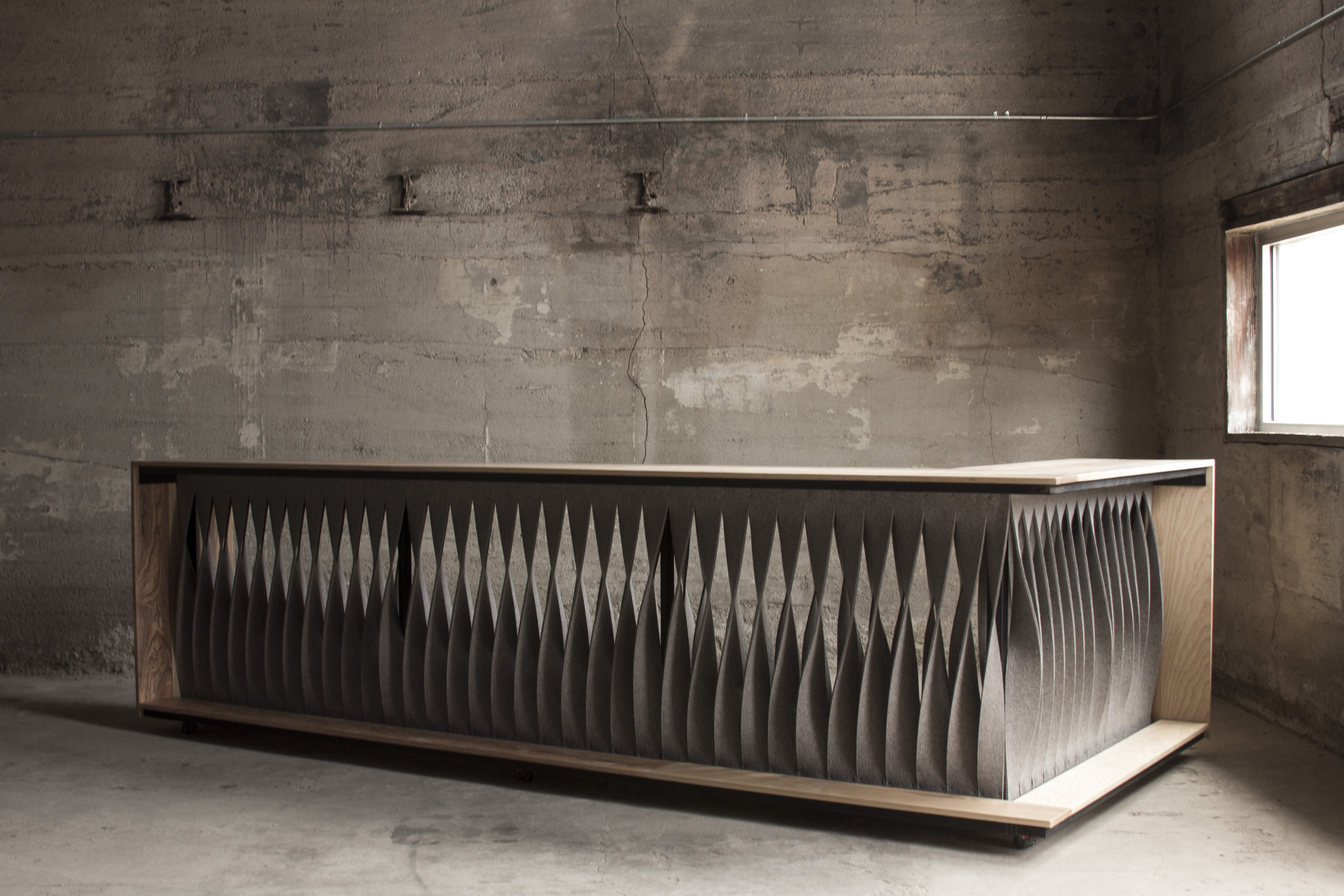 Felt Twist Counter | SYNECDOCHE | Archinect