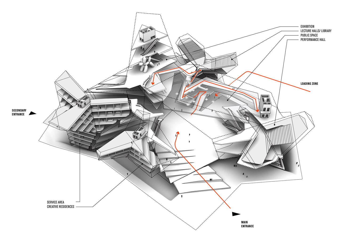 Moscow New NCCA Entry by Tom Wiscombe Design