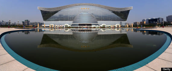 Largest building in the world opens in China – complete with indoor ...