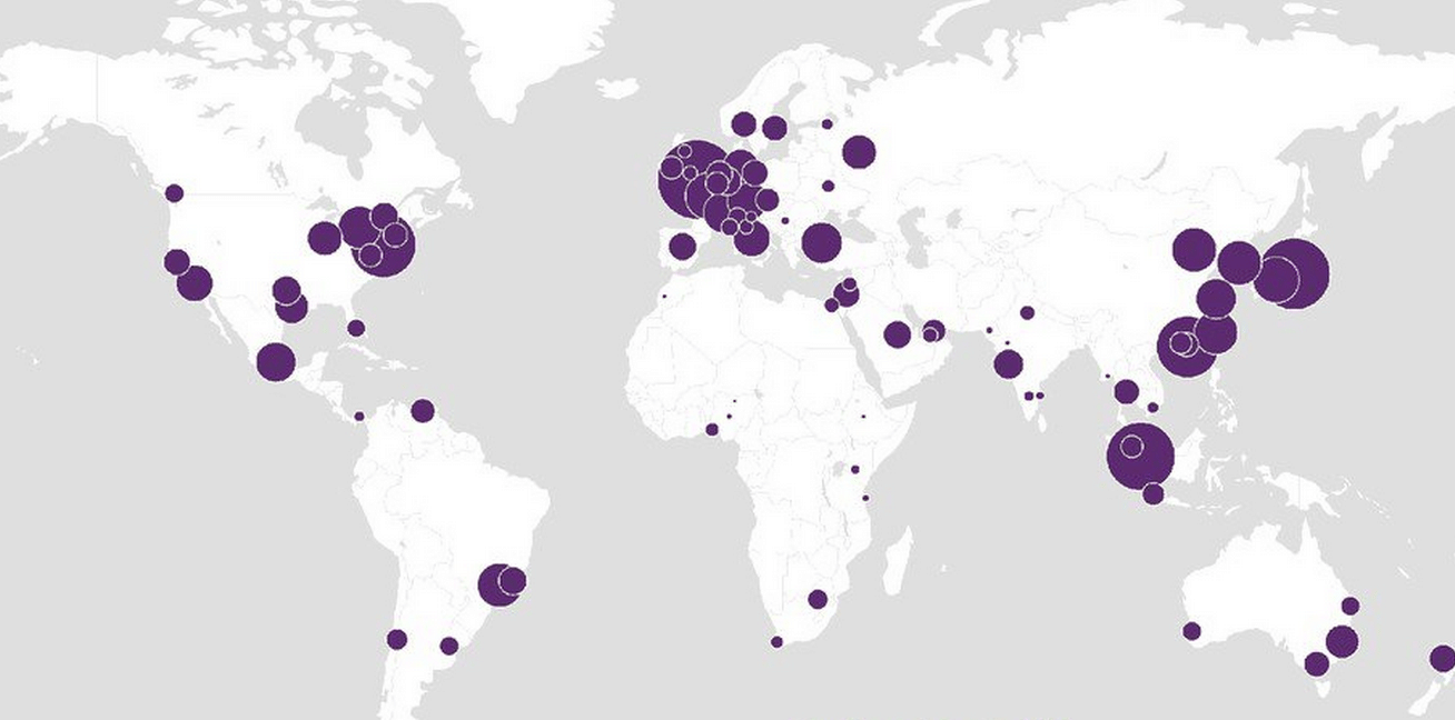 Here’s a Map of Where the World’s Richest People Live | News | Archinect