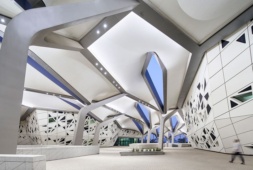 Closer look at Zaha Hadid Architects' new hexagonal KAPSARC campus in ...