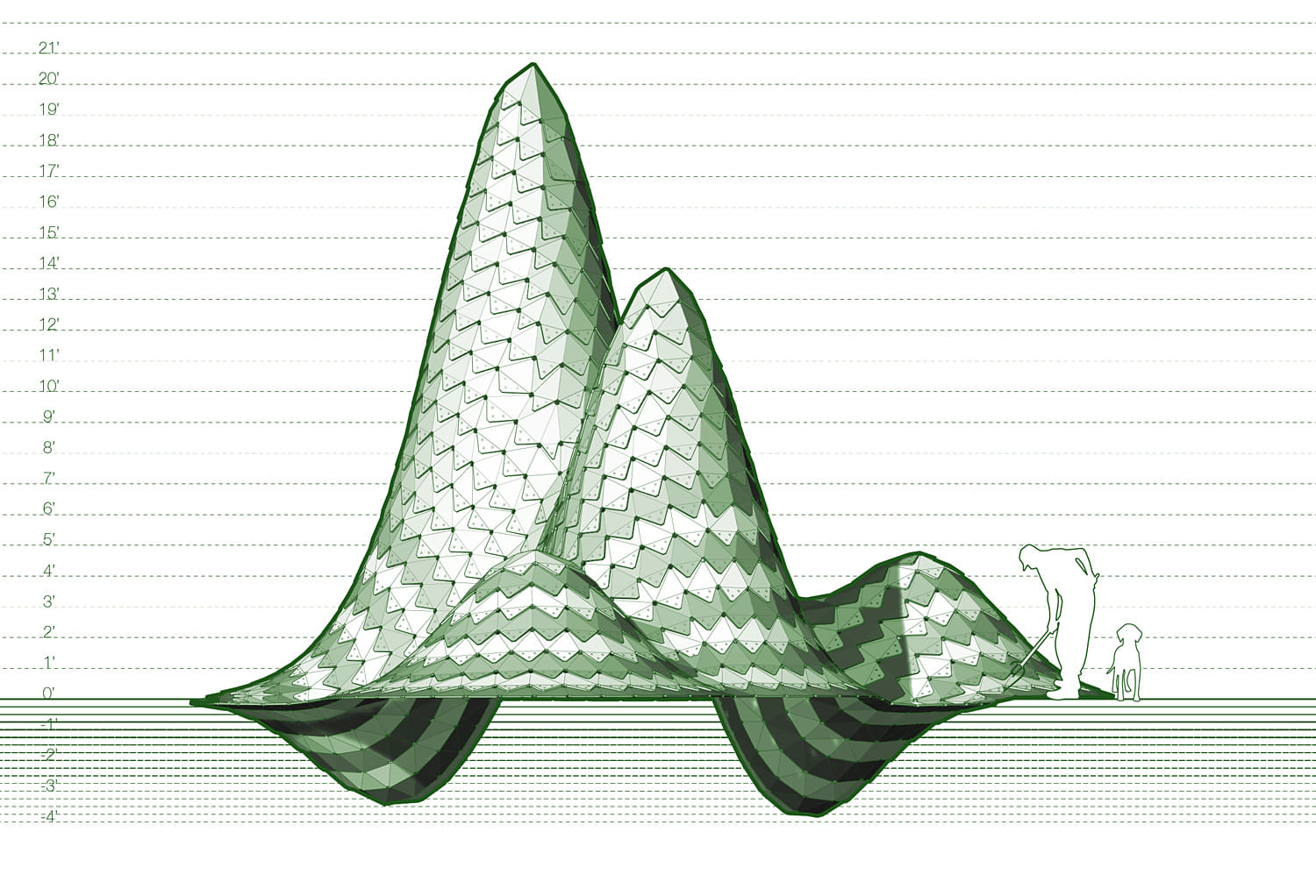 Field Constructs finalist "COMMPOST" is a digital mountain range that ...