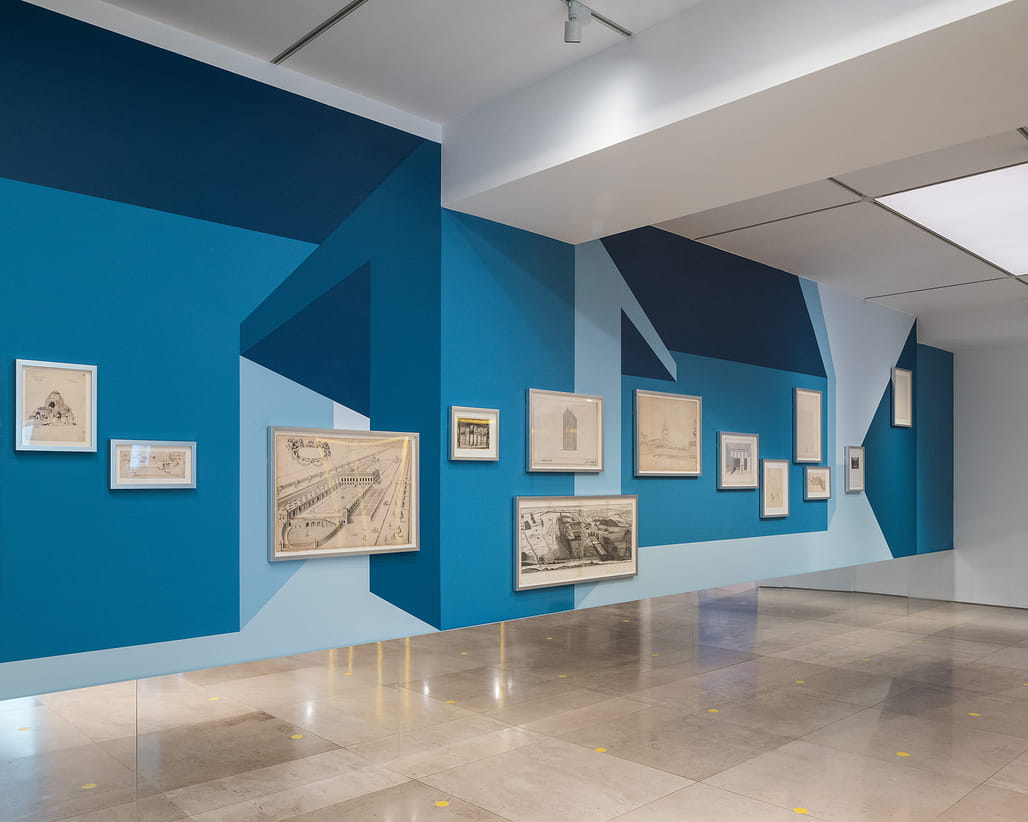 Sam Jacob Studio's exhibition on perspective at the RIBA Architecture ...