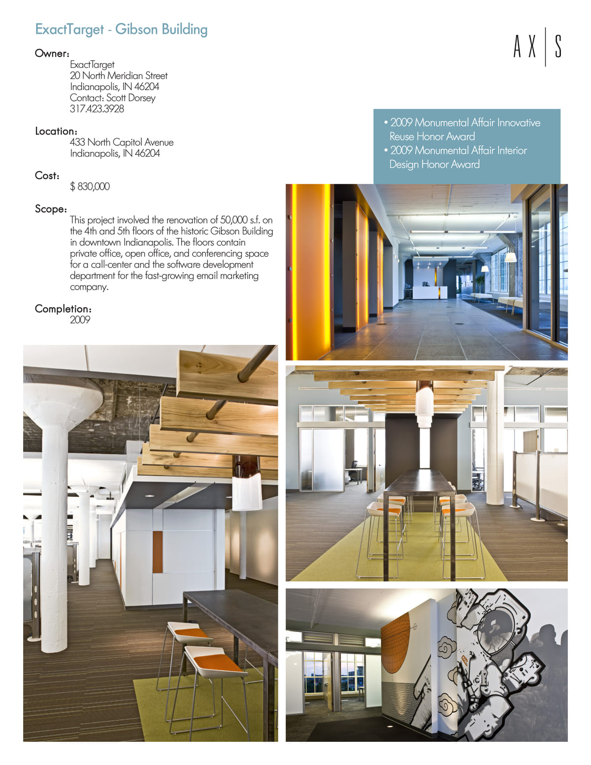 ExactTarget - Gibson Building | Axis Architecture + Interiors | Archinect