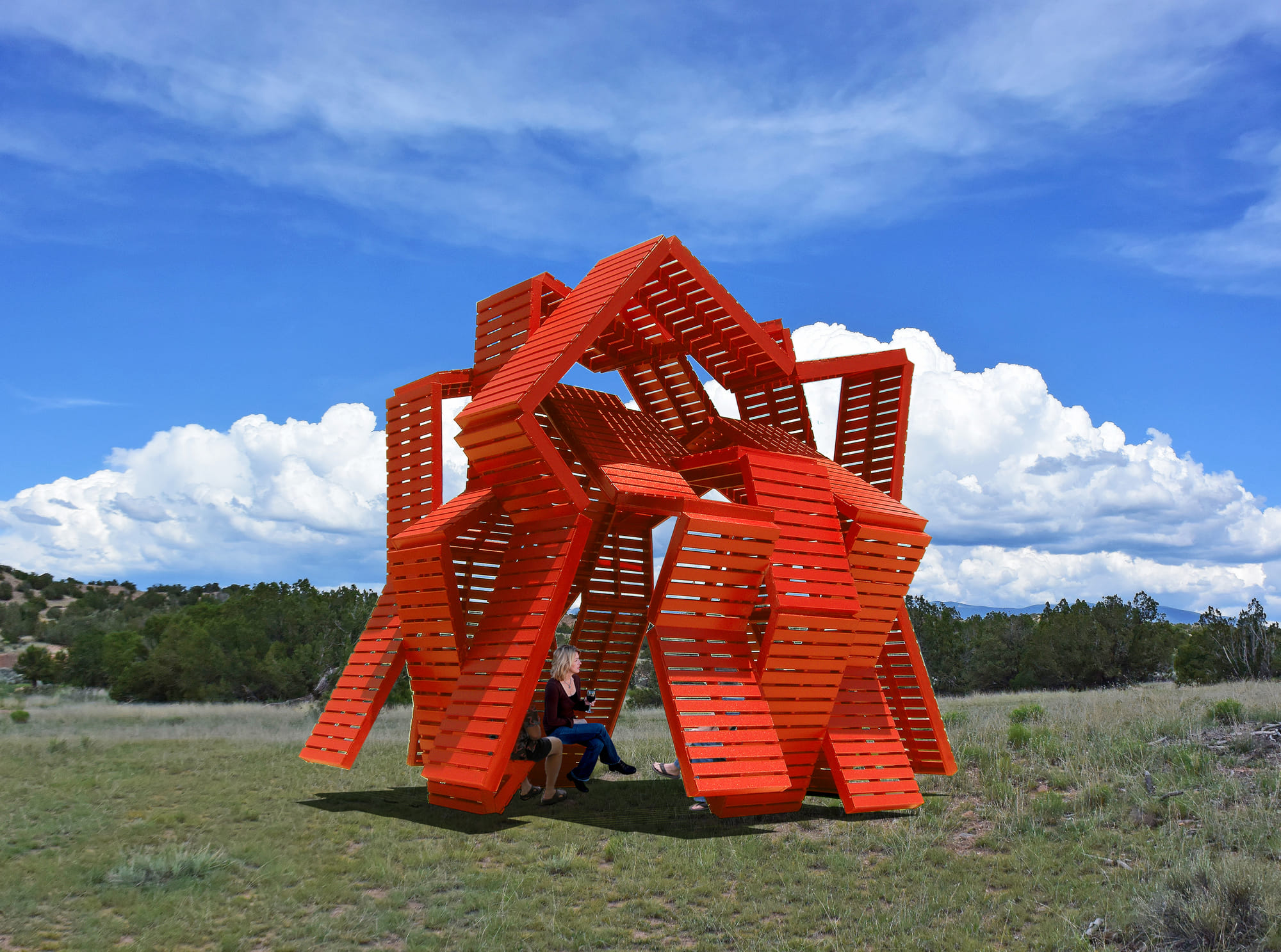 The Red Pavilion | michael jantzen | Archinect
