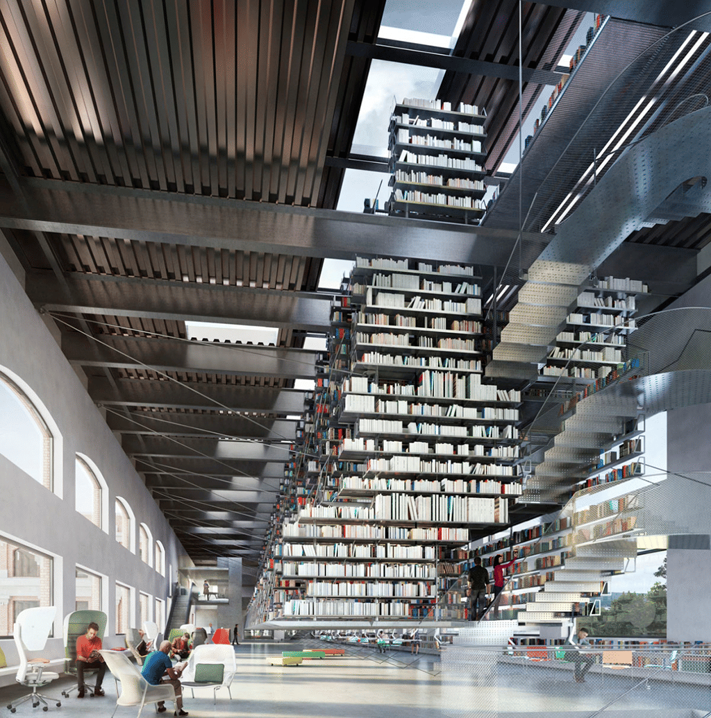 Stacked: Archinect's comparison of Fujimoto and Tschapeller's library ...