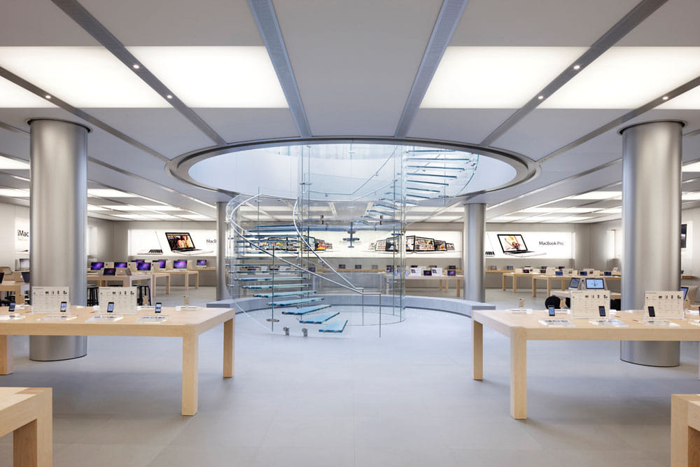 Apple trademarks design of its retail stores | News | Archinect