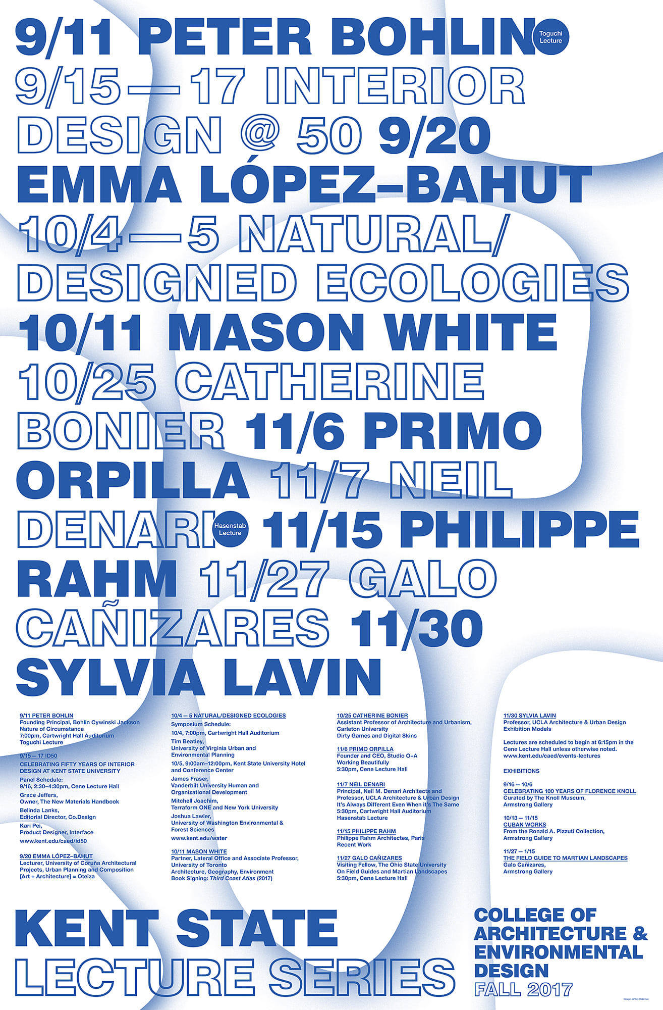 Get Lectured: Kent State University, Fall '17 | News | Archinect