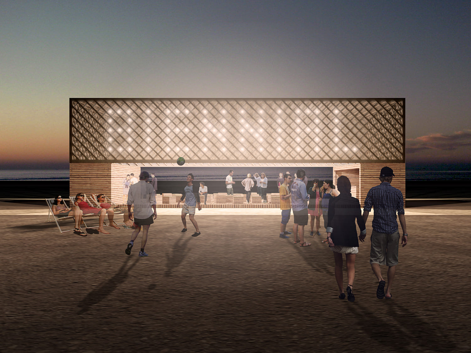 Team Ultramoderne's "Chicago Horizon" wins Chicago Lakefront Kiosk ...