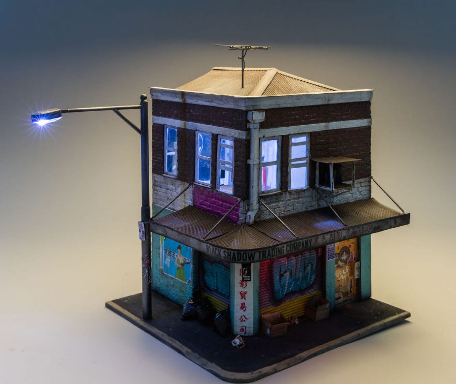 Artist Joshua Smith builds urban decay miniatures | News | Archinect