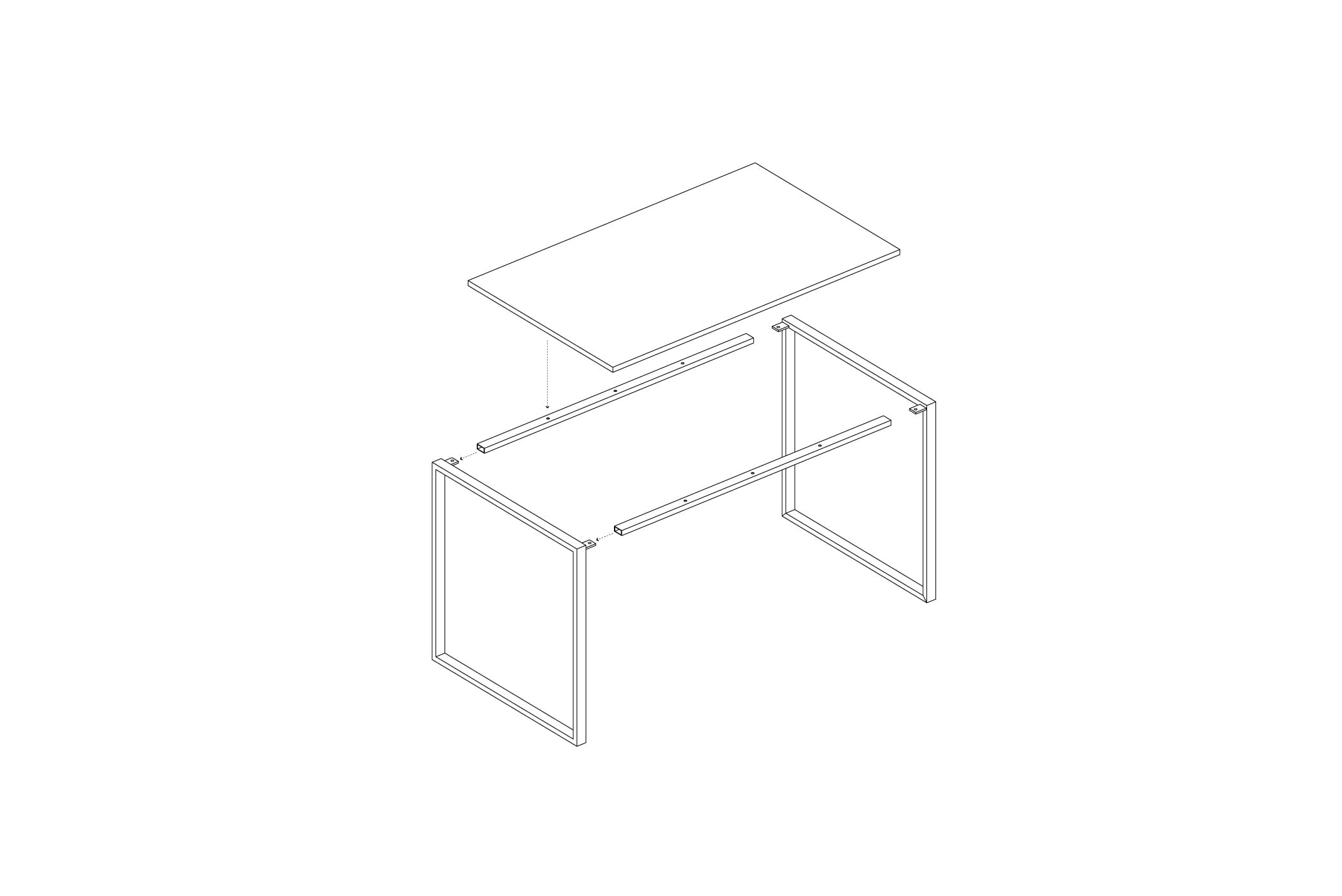 Steel Tube Table | SYNECDOCHE | Archinect