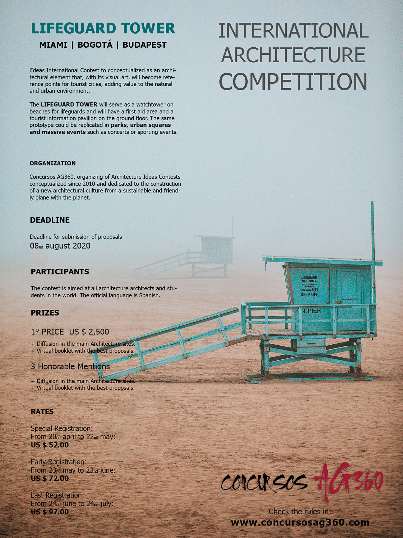 Lifeguard Tower 2020. Ideas World Architecture Competition