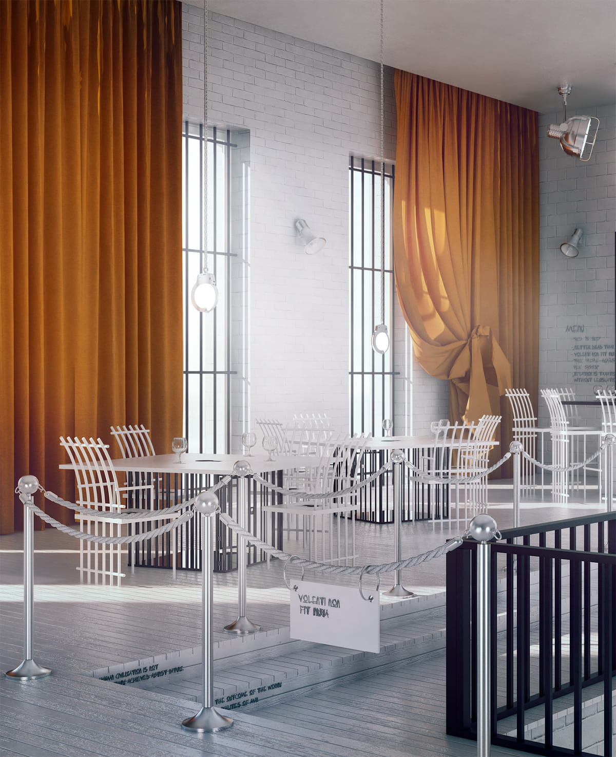 "Poczekalnia", a restaurant design inspired by prison | News | Archinect